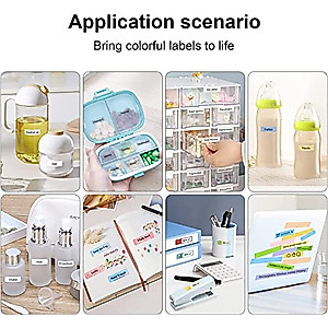 Label Maker-Portable Mini Sticker Marker Machine with Tape-Marklife P12 Bluetooth Embossing Labeler Printer for Labeling for Labelmaker Labeller Organization Lable Print (White)