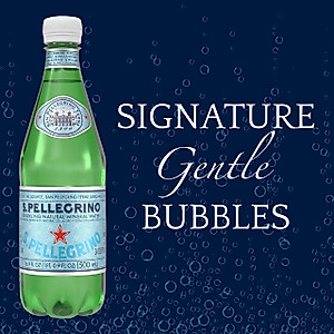 S.Pellegrino Sparkling Natural Mineral Water, Plastic Bottles, 16.9 Fl Oz (Pack of 12)