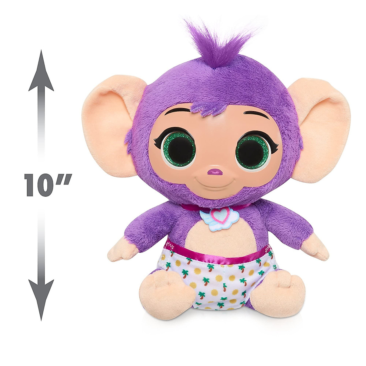 Disney Jr T.O.T.S. Tickle & Toot Baby Mitsu the Monkey, 10-inch feature plush