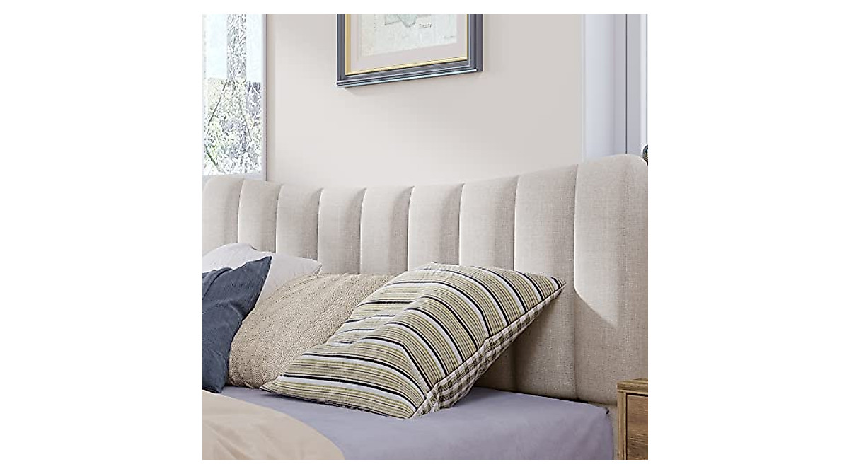 Merax Queen Upholstered Bed - Modern & Stylish Design