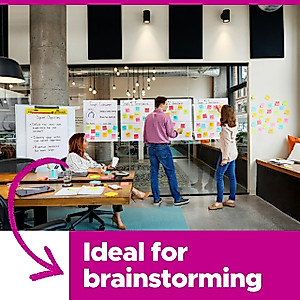 Post-it Super Sticky Easel Pad, 25 x 30 Inches, 30 Sheets/Pad, 6 Pads, Large White Premium Self Stick Flip Chart Paper, Super Sticking Power (559VAD6PK)