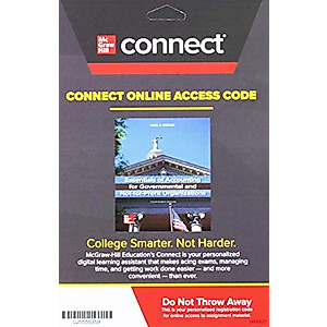 GEN COMBO LL ESS ACCOUNTING GOVERNMENTAL & NFP ORGZ; CONNECT ACCESS CARD