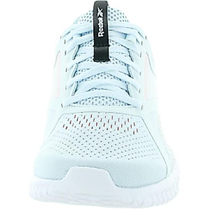 Reebok Women's Flexagon Force 2.0 Cross Trainer, Glass Blue/Vivid Orange/White, 9.5 US