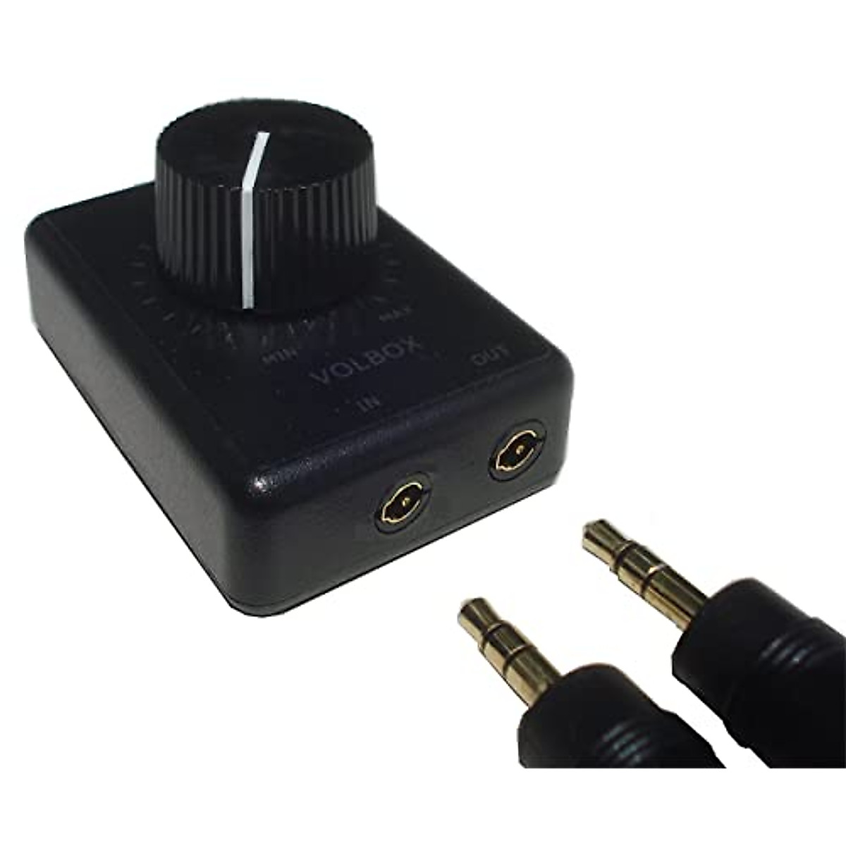 Volbox inline audio volume control attenuator 3.5mm 1/8" aux
