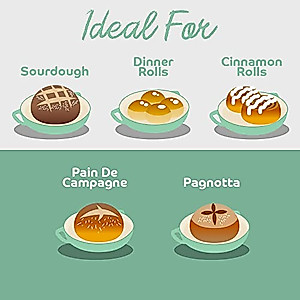 Enameled Cast Iron Bread Pan with Lid 11” Green Bread Oven Cast Iron Sourdough Baking Pan, Dutch Oven for Bread, No Seasoning Needed-Segretto Cookware