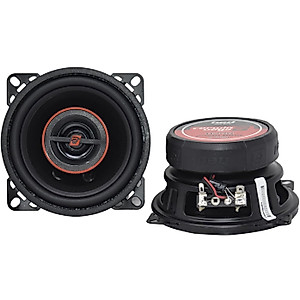 CERWIN-VEGA! HED Series 4" 2-Way Coaxial Speakers, 4Ω Impedance, 30W RMS, High-Performance Car Audio System, Durable Stamped Steel Frame, Graphite Cone, PEI Tweeter for Superior Sound H740