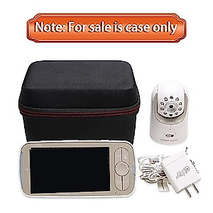 LTGEM EVA Hard Case for Infant Optics DXR-8 PRO & HelloBaby Baby Monitor - Travel Protective Carrying Storage Bag