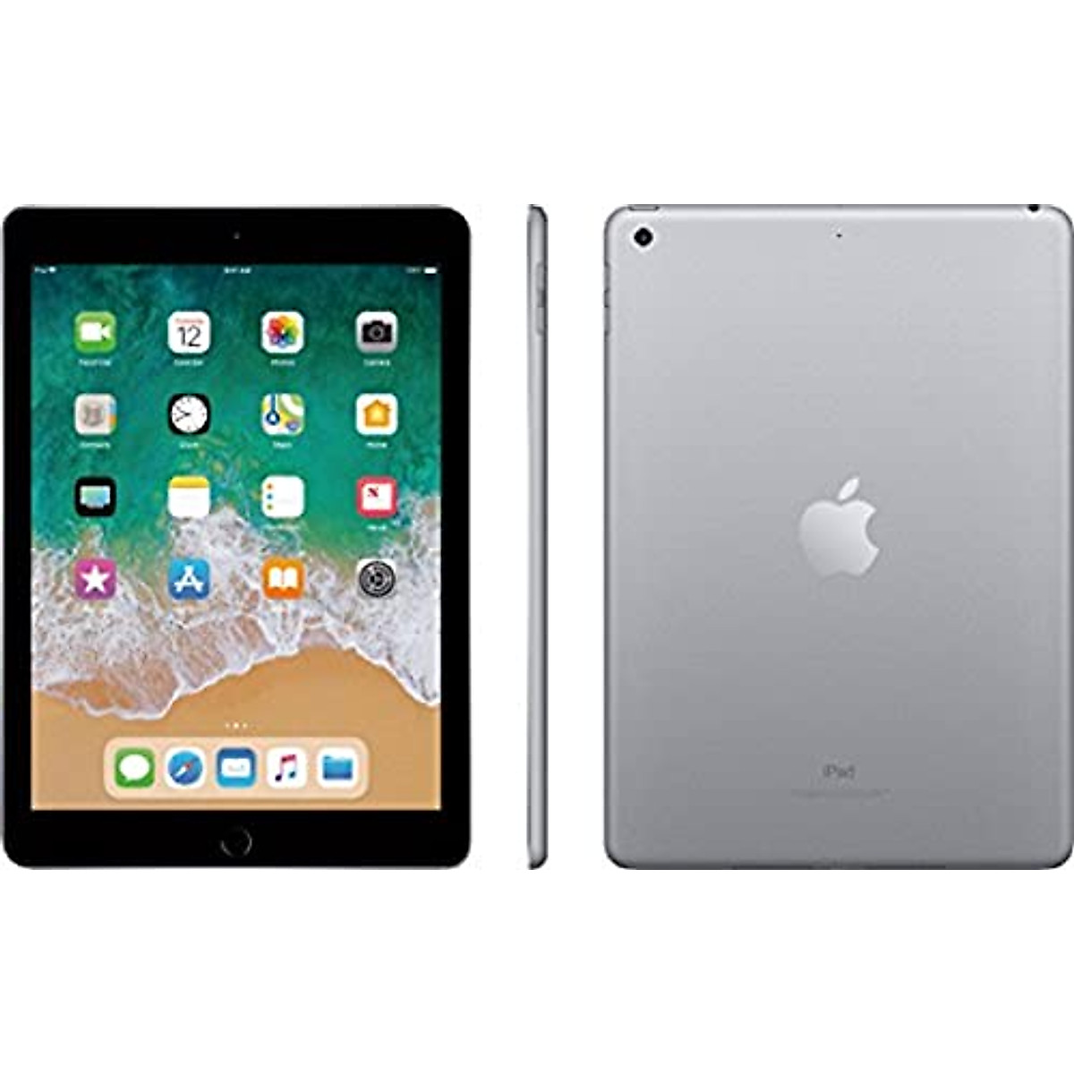 Apple iPad 9.7inch with WiFi 32GB- Space Gray (2017 Model) (Renewed)