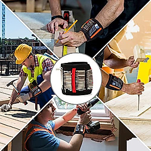 Magnetic Wristband DIY Tools Belt for Holding Screws