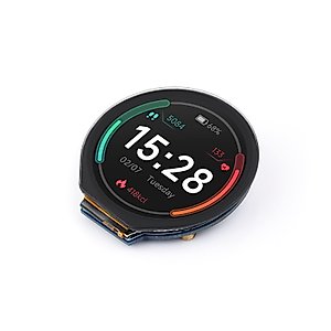 1.28inch Round LCD with Touch Panel,240×240 IPS Screen Display Module,SPI and I2C Communication,with GC9A01 Display Driver,CST816S Touch Driver,for Raspberry Pi, Raspberry Pi Pico, for Arduino, etc