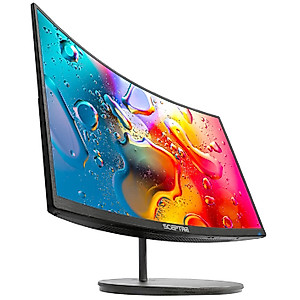 Sceptre Curved 27" FHD 1080p 75Hz LED Monitor HDMI VGA Build-In Speakers, EDGE-LESS Metal Black 2019 (C275W-1920RN)