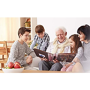 RECUTMS Our Adventure Book Scrapbook Pixar Up Handmade DIY Family Photo Album Expandable 11.6x7.5 Inches 80 Pages with Storage Box DIY Accessories Kit