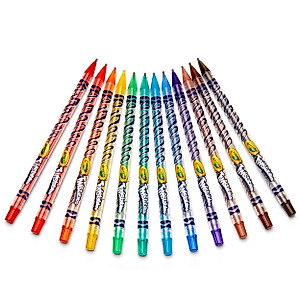Crayola Twistables Colored Pencils, Gift for Kids, 12ct