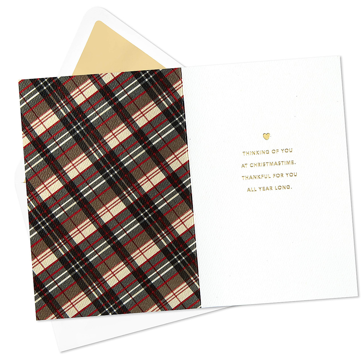 Hallmark Signature Christmas Card (Thankful All Year Long)