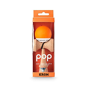 KROM Kendama POP Orange – Flawless Balance – Strong and Durable – Enhanced Cognitive Skills – Improved Balance, Reflexes, and Creativity – Kendama Model Pro Made For Beginners and Experts