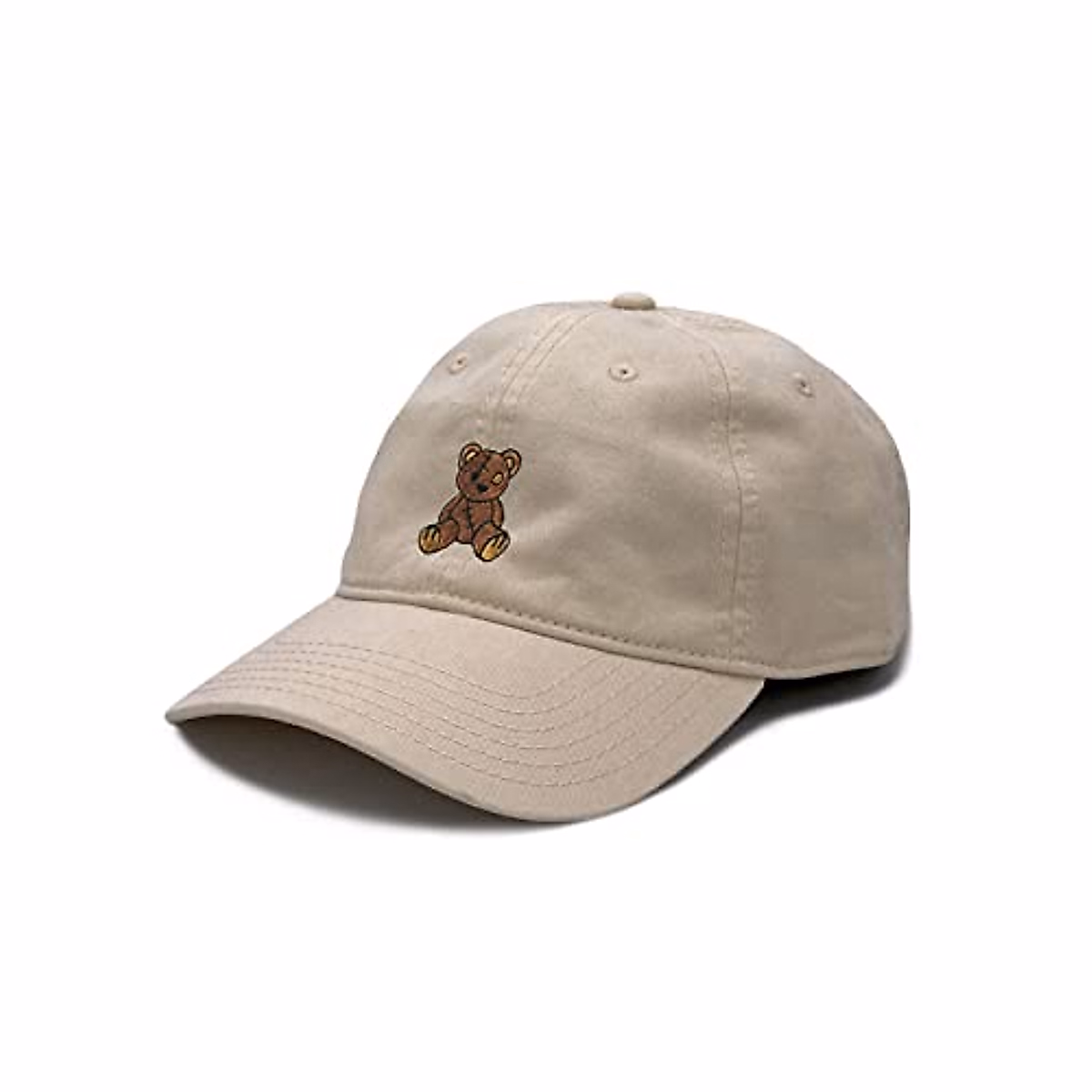 Riot Society Teddy Bear Embroidered Dad Hat - Sand, One Size