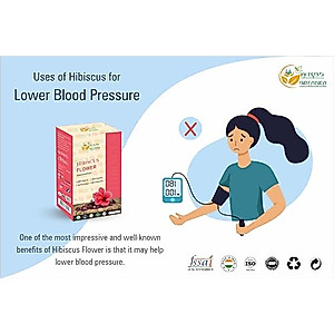 Herbs Botanica Hibiscus Flower Dried Organic For Tea, Hair Growth, Flor De Jamaica Organica Whole Full Flower Petals Cake Decoration & Cocktails 7.05 Oz / 200 Gms