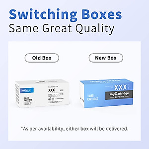 MYCARTRIDGE SUPRINT 206X Toner Cartridge with CHIP Compatible Toner Cartridge Replacement for HP 206X 206A W2110A W2110X for Laserjet Pro M283fdw M255dw M283cdw M282nw Printer 206X high Yield 4 Pack