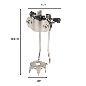 BESPORTBLE Heavy Duty Metal 5 Prong Ice Grip Cane Attachment Replacement Grip for Walking Sticks Trekking Pole Fits On All Canes