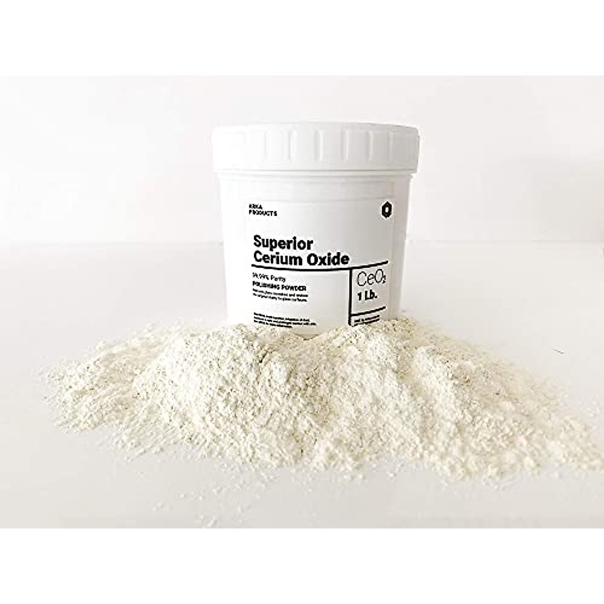 Premium Cerium Oxide, Optical Grade for Scuff, Marks and scratchs in Glass and Mirrors