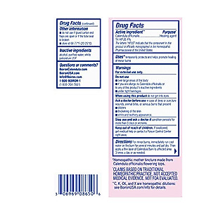 Boiron Calendula Burn Ointment for Relief from Minor Burns from Cooking, Friction, or Sunburns - 1 oz