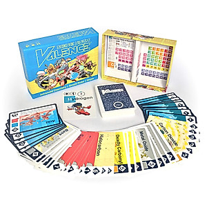 Science Ninjas : Valence Card Game- Advanced Chemistry + Simple Rules + Ninjas! Teach Kids How Molecules Form and Chemicals Interact!
