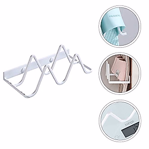 DOITOOL Wall Mounted Shoe Rack Slipper Organizer Shoes Holder Slippers Rack Shelf for Door Bathroom Showeroom Shoe Storage