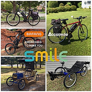 BAFANG 1000W Mid Drive Kit : BBSHD 48V Mid Motor for 68mm Bottom Bracket, 500C Display and 46T Chainring, 8Fun Electric Bike Conversion Kit for Mountain City Ebike - No Battery