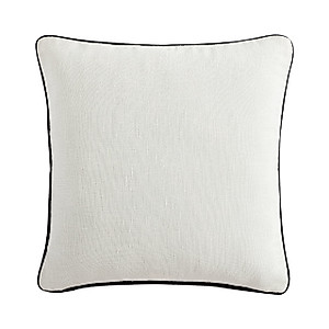 Eddie Bauer- Appliqued Throw Pillow Cover Set, Buffalo Plaid Home Décor, Decorative Pillows for Couch (Cabin Plaid Dog Red/Black, 2 Piece)