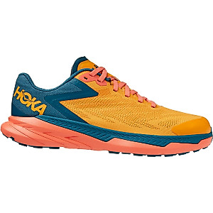 HOKA ONE ONE Women's Zinal Trail Running Shoes Sneakers Trainers (Radiant Yellow - Camellia, Numeric_7)