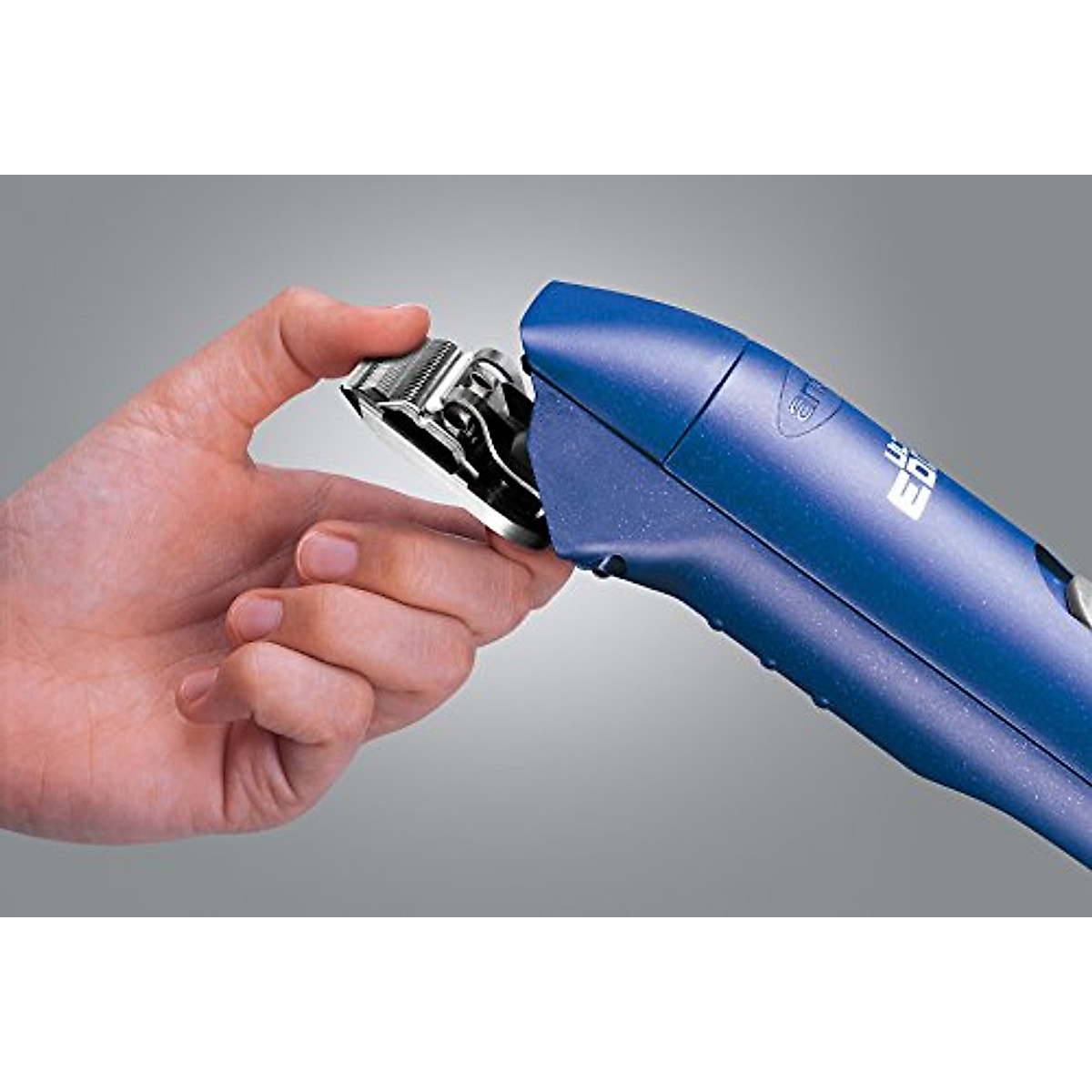 Andis – 23275, Ultra Edge Detachable Blade Clipper - Super 2-Speed Rotary Motor with Minimal Noise, 3400-4400 Strokes per Minute, Includes 14-Inch Heavy-Duty Cord – for Dogs, Coats & Breeds, Blue