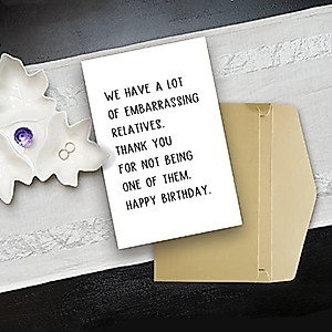 Hilarious Happy Birthday Gifts for Cousin,Joke Bday Card for Sister,Relatives Bday Card,Cute Birthday Card for Brother,Birthday Merchandise Aunty Uncle…