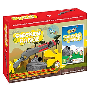 Chicken Range Game Bundle + Rifle Accessory Nintendo Switch [Code in a Box] (Nintendo Switch)