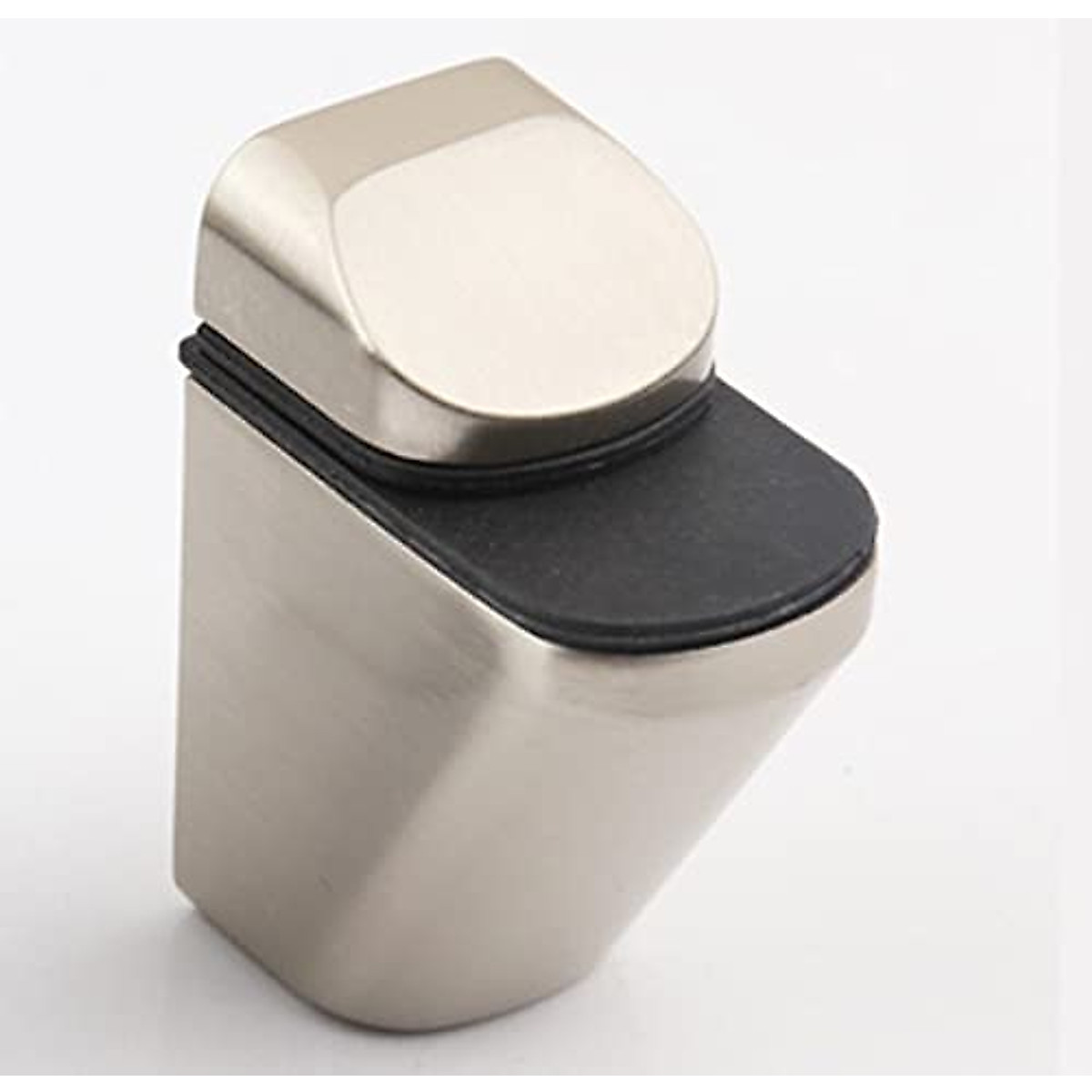 XVL Bathroom Glass Shelf 20 Inch Tempered Glass Rack Brushed Nickel GS3003AM