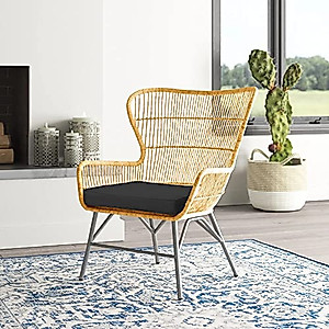 RACE LEAF Patio Seat Cushions 16"x18.5"x3" Square Corner - Set of 2, Black - Indoor/Outdoor Chair Cushions with Invisible Zipper, Water-Resistant Chair Seat Cushion with Ties for Non-Slip Support