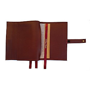 Burgundy Deluxe Triple NA Book Cover for The Basic Text (6th Ed), It Works, How and Why and Living Clean with Serenity Prayer and Medallion Holder.