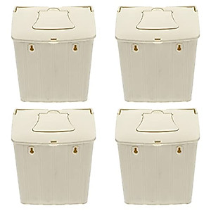 Ipetboom 4Pcs Bird Nest Breeding Box, Nesting Boxes Bird Box Parakeet Nest Parrot Bird Finch Nest Breeding Box Parakeet Nesting Box Bird Nest House for Bird Supplies, 5.11x3.93inches