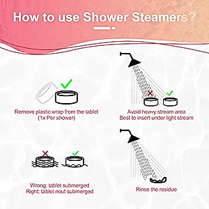 Aromatherapy Shower Steamers Christmas Gifts Set - Swcandy 8 Pcs Bath Bombs Gifts for Women, Shower Bombs with Essential Oils Relaxation Gifts for Home SPA, Melts for Women Who Has Everything
