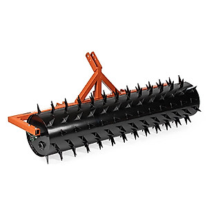 Titan Attachments 6 ft Terra Monster Dirt Grader and Leveler, Skid Steer Quick Tach Landscape Equipment, Loosen Dirt for Seedbeds