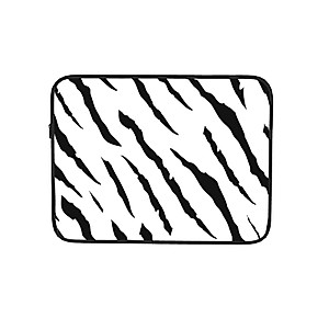 Tiger Zebra Stripe 13 inch Portable Laptop Sleeve Compatible with MacBook Air Notebook Computer Case for Men Women College School Students