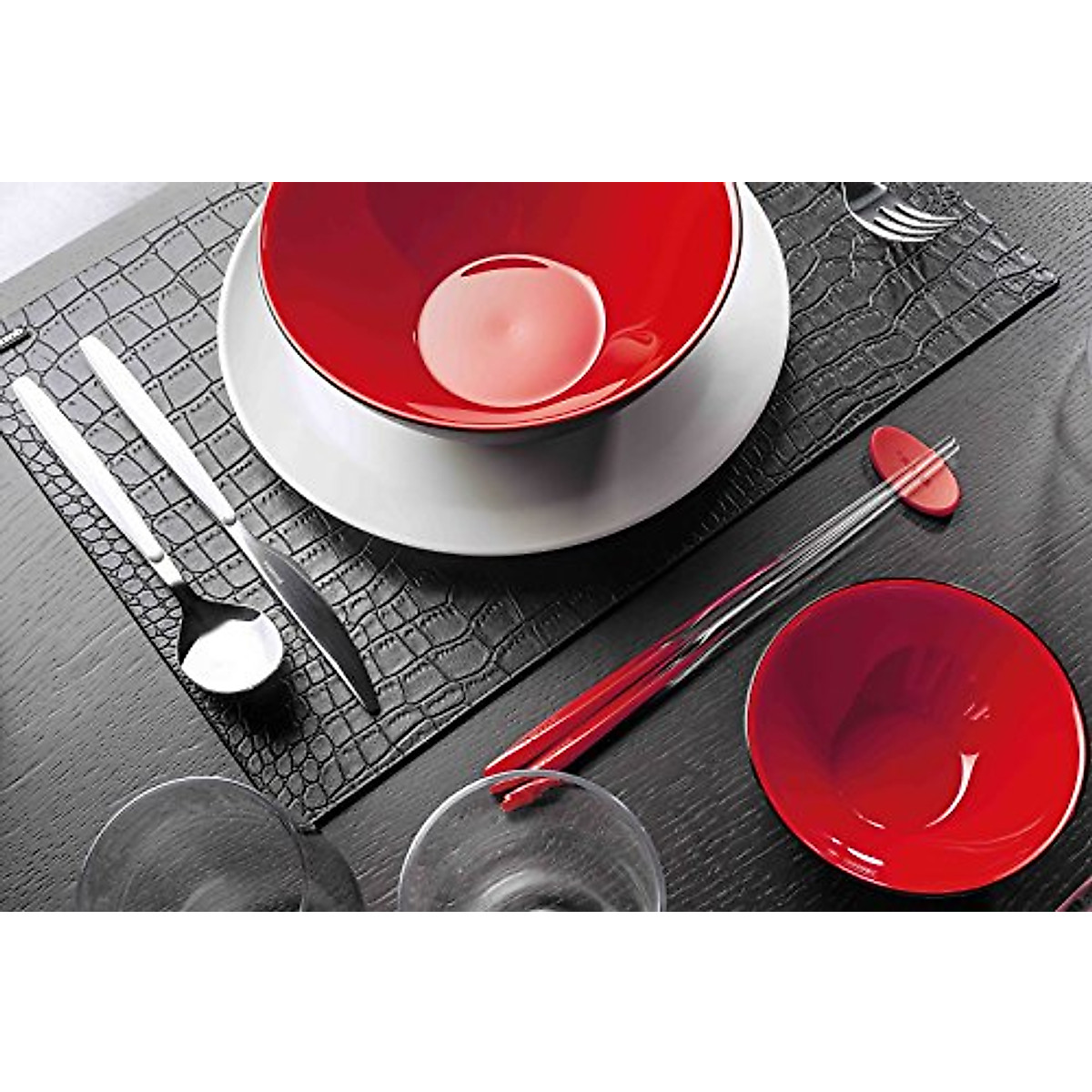 Guzzini My Fusion Large Bowl, BPA-Free Shatter-Resistant Acrylic, 9-3/4 inch Diameter, Ideal for Serving Main Dishes, Salads and Snacks, Grey, Yellow (Model: 281425141)