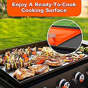 NancyL 36 Inch Griddle Cover for Blackstone, Griddle Mat 36 Inch Protective BBQ Grill for Blackstone Protector Accessories Kit, Blackstone Griddle Mat 36" x 22"