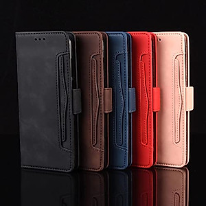 YBROY Case for Motorola ThinkPhone, Magnetic Flip Leather Premium Wallet Phone Case, with Card Slot and Folding Stand, Case Cover for Motorola ThinkPhone.(Brown)