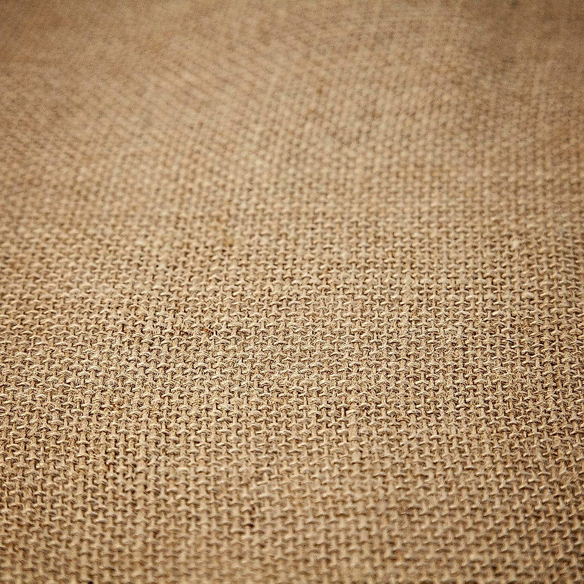 12" x 10yd NO-FRAY Burlap Roll ~ 3 - 5 Table Runners ~ Natural Long Fabric with Finished Edges. Perfect for Weddings, Placemats, Crafts. Decorate Without The Mess!