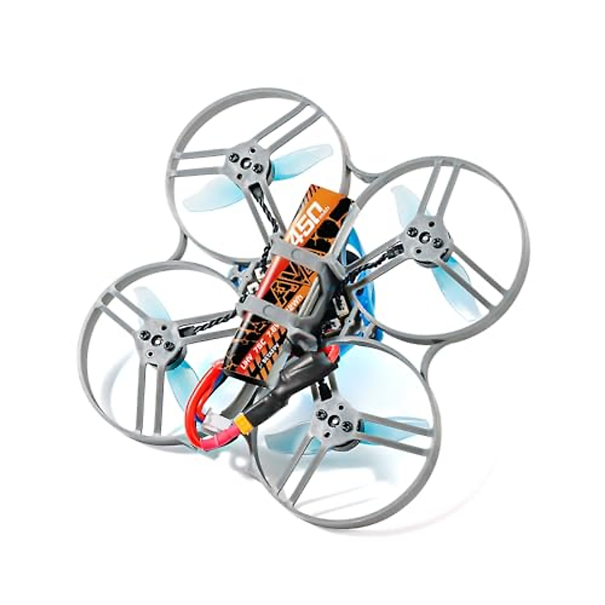 BETAFPV Meteor85 2S Brushless Whoop Drone Quadcopter for FPV Freestyle Flight Indoor Outdoor Fly Up to 7 Minutes with F4 1S 12A AIO Flight Controller 1103 11000KV Motor 2015 2-Blade Propeller-Frsky