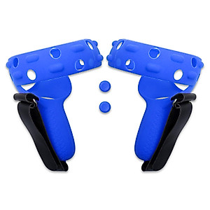 LICHIFIT Handle Grip Cover with Hand Strap for Oculus Quest 2 VR, Soft Silicone Controller Protective Sleeve Cover