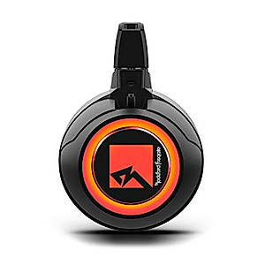 Rockford Fosgate M2WL-8B Color Optix Multicolor LED Lighted 8" 2-Way Marine Wake Tower Cans & Speakers 250 Watts RMS / 1000 Watts Peak with Stainless & Sport Grilles, Mounting Hardware - Black (Pair)