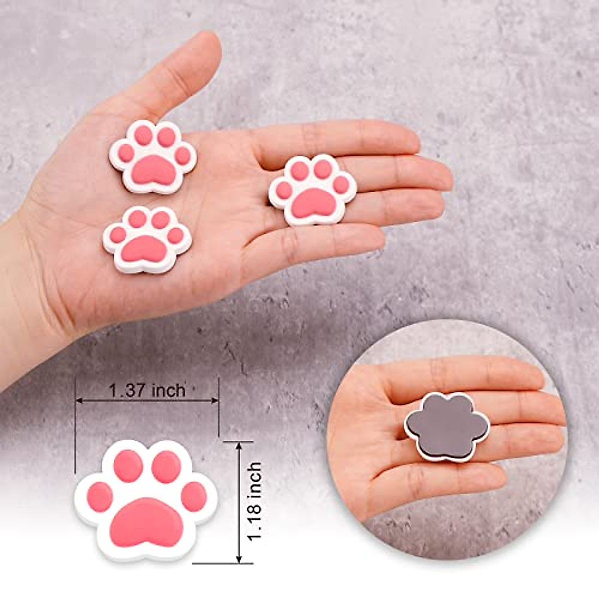 Rae&kae Fridge Magnet- 10 Pcs Cute Soft Rubber Small Magnets- Decorative Refrigerator Magnets - Classroom Locker Magnets for Girls and Boys - Animal Magnets for Refrigerator-Educational Magnetic Toys