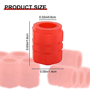 QUICTO 8PCS Car Tire Valve Caps, Illuminated Tire Valve Caps for Cars, Motorcycles, Bicycles, Trucks, SUVs Universal Tire Valve Caps (Red