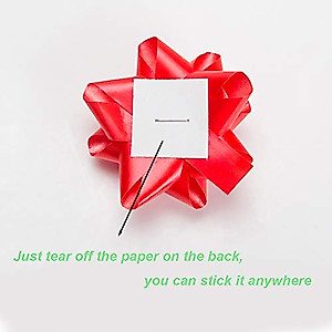 2 inch 100Pcs Small Star Bows for Gift Wrapping and Presents,Multiple coClour Christmas Bows,for Parties, Birthdays, Weddings or Other Holidays.